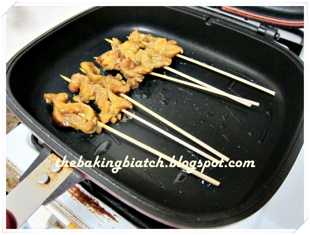 The Baking Biatch || by Cynthia Lim: Happy Call Pan Grilled Singapore Satay